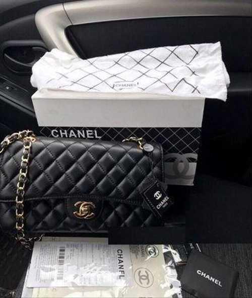 Сумка Клатч Chanel Classic 2.55 Шанель Flap Кожа