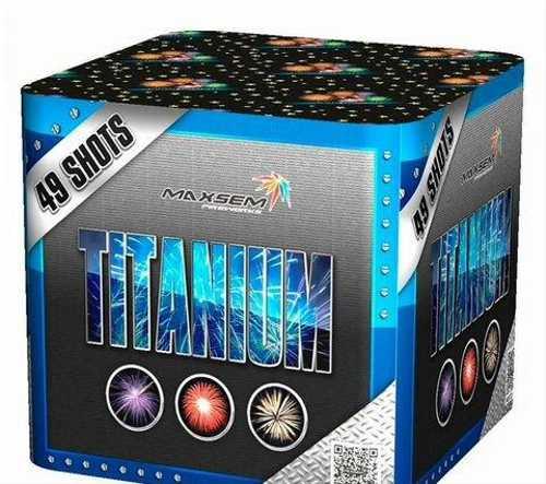 Крупный Салют Titanium 49 залпов