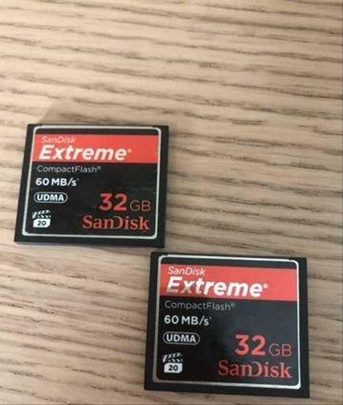 SanDisk Extreme CompactFlash 32 Gb 60MB/s