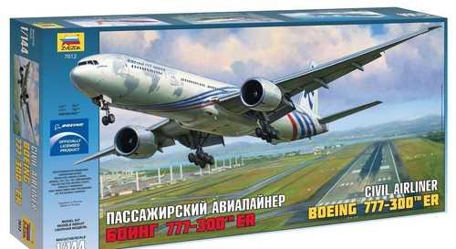 Сборная модель zvezda 7012 Боинг 777