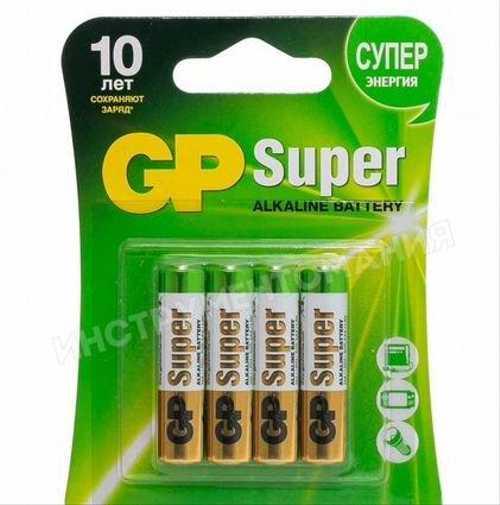 Батарейки GP super AAA LR03 4 шт 24A-2CR4
