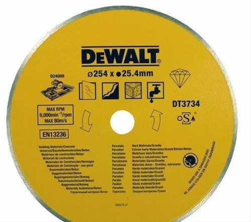 Диск алмазный по камню dewalt DT3734, (254 x 25.4