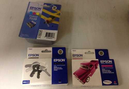 Картриджи Epson струйные просроченные