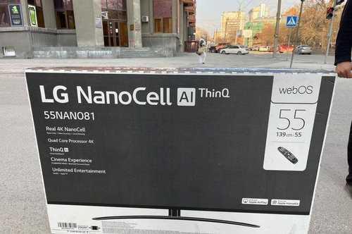 Телеизор LG NanoCell 55NAN081 Новый