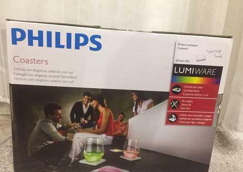 Подстаканники с подсветкой Philips Coaster 4шт. 69