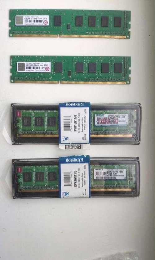 Оперативная память DDR3-1333 Kingmax/Transcend