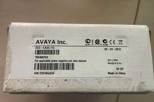 Avaya (700466253) Зарядное устройство dc3-caaa/1c