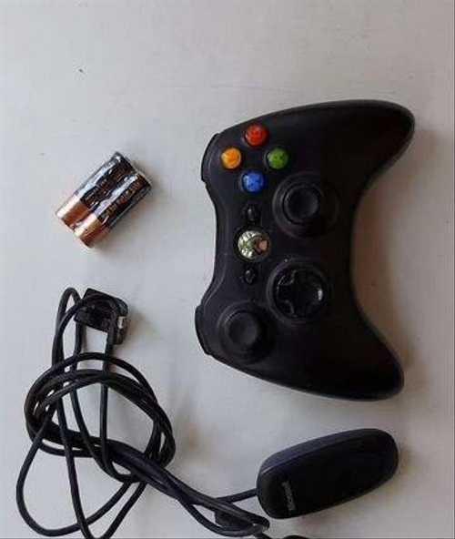 Xbox 360 wireless gamepad + receiver