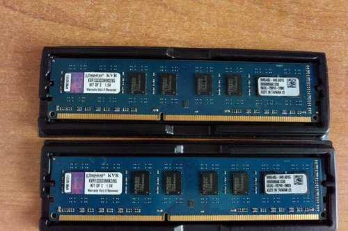 Модули памяти DDR3 Kingston KVR1333D3N9K2/8G 2х4гб