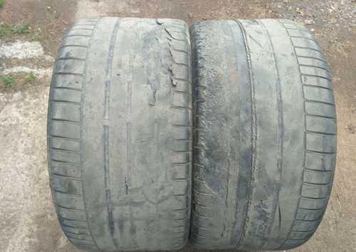 Лето Bridgestone 295/35/R18 2 шт на отжиг