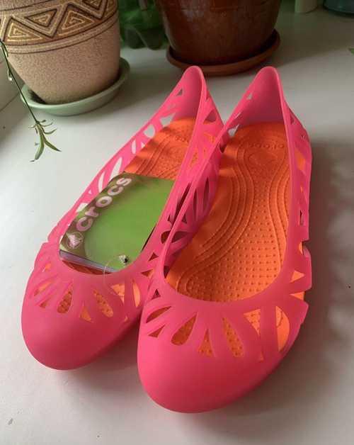 Балетки crocs новые