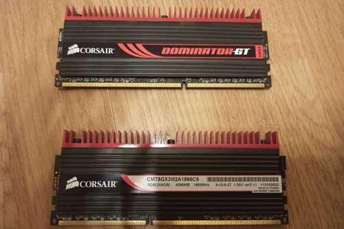 Оперативная память corsair dominator gt ddr3 8 gb