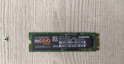SSD M.2 250GB samsung