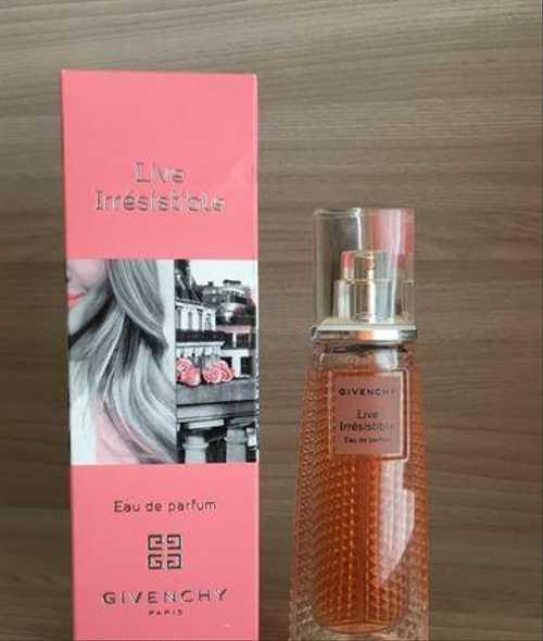 Givenchy live irresistible EAU DE parfum 40 мл