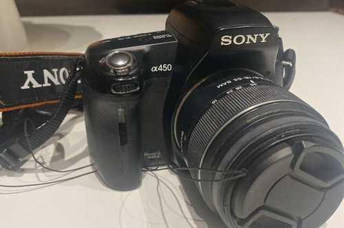 Зеркальная фотокамера sonydslr450