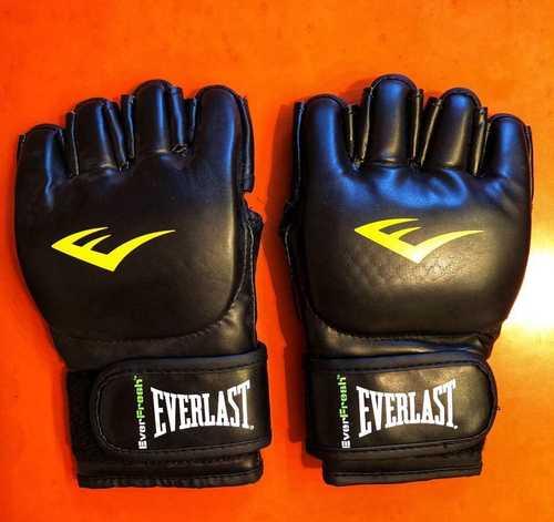 Перчатки MMA Everlast Grappling (s/m). Новые