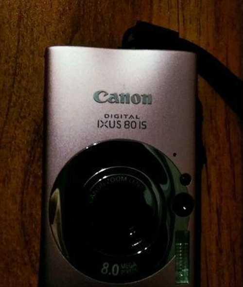 Ixus 80 is. Canon IXUS 80 is.