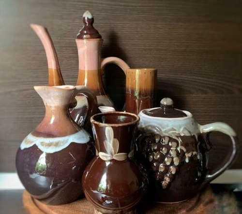 Глиняные кувшины, глиняные вазы