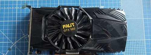 Видеокарта PCI-E Palit GF GTX 560 - на запчасти