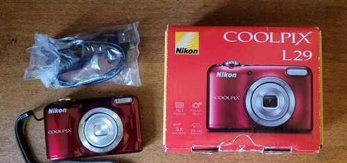 Компактный фотоаппарат Nikon L29 Coolplix