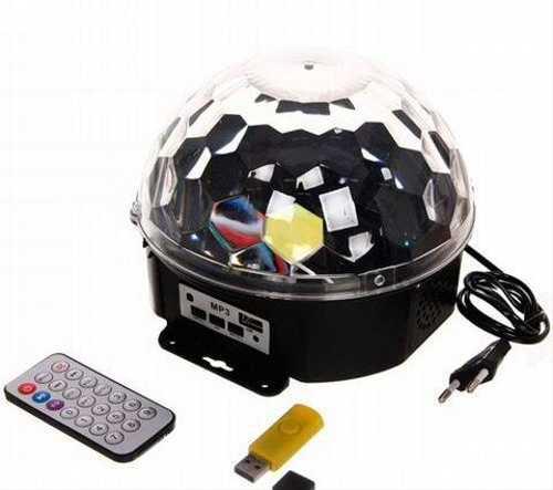 Диско-шар светодиодный Калейдоскоп USB, MP3, LED
