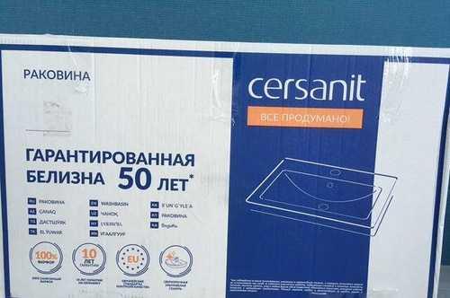 Раковина cersanit 80*50 новая в упаковке