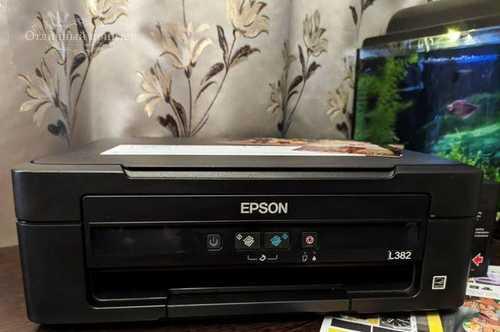 Мфу Epson L382 с заводской снпч