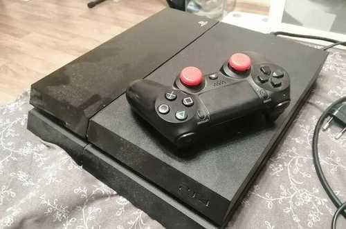 Sony playstation 4 + джойстик