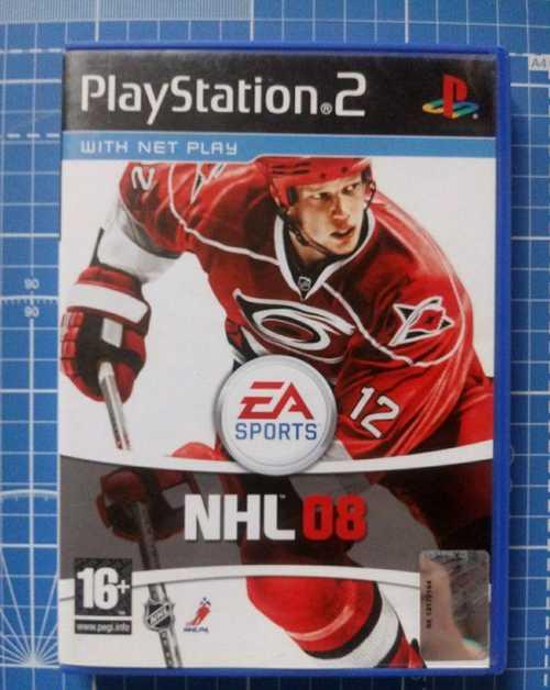Лицензионный диск для PS2 NHL 08