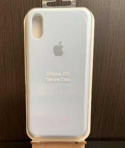 Чехол оптом iPhone XR голубой