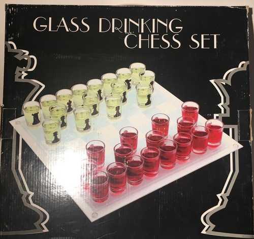 Алкогольные шахматы, Glass Drinking Chess Set