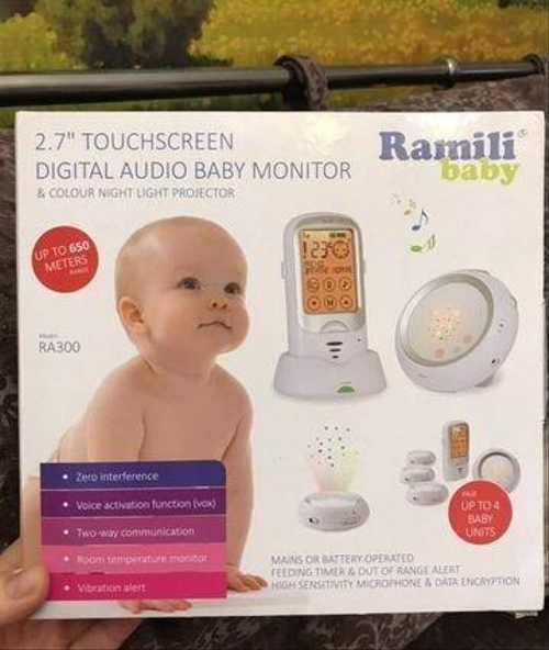 Радионяня с монитором дыхания Ramili Baby RA300