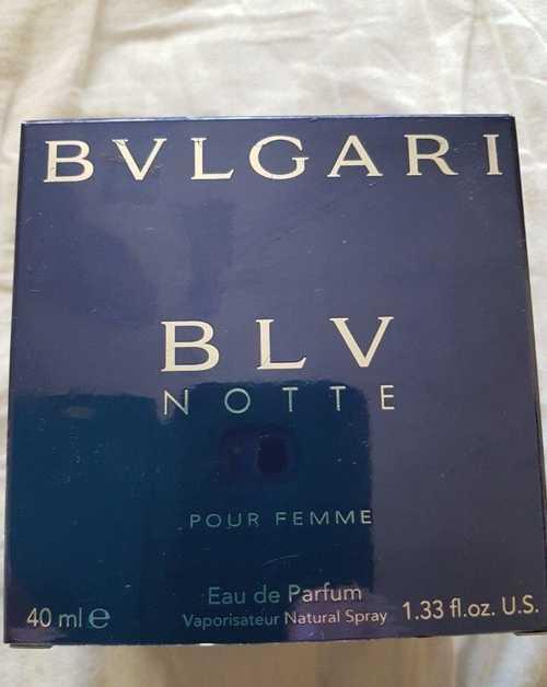 Парфюм bvlgari notte pour femme 40мл