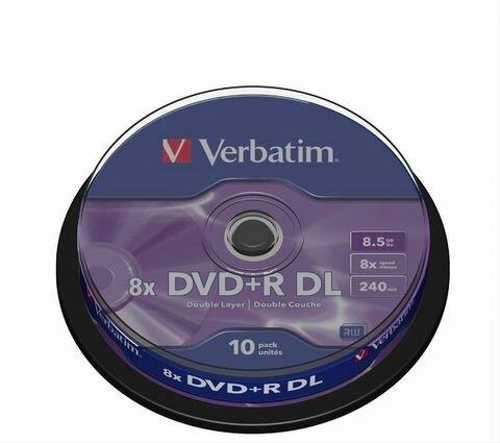 DVD - R 8.5 болванки Verbatim 1 шт Новые