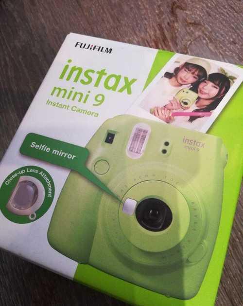 Палароид фотоаппарат подарок instax mini 9 новый