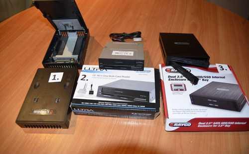 Адаптер HDD 3.5" -2.5" + Card Reader (Кард-ридер)