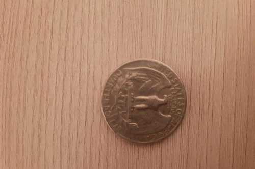 Liberty quarter dollar 1965г