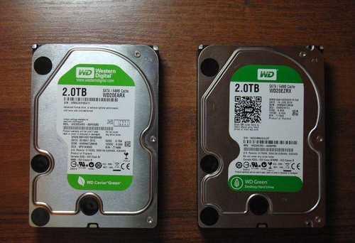 Два новых WD Green по 2TB
