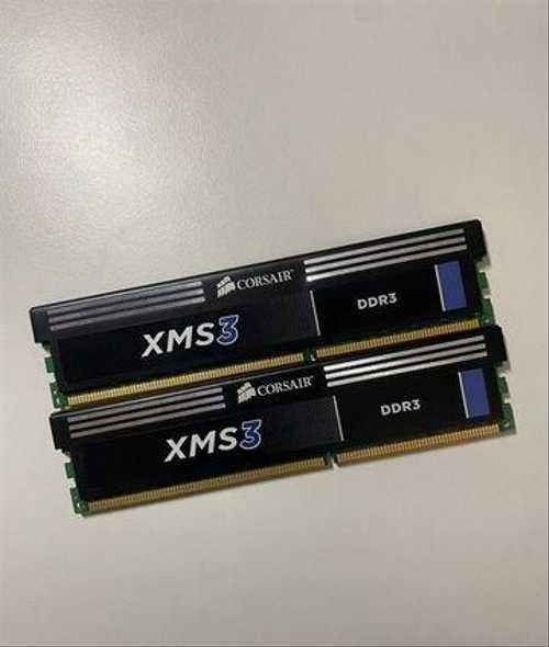 Оперативная память Corsair XMS3 DDR3 16Gb (2x8Gb)