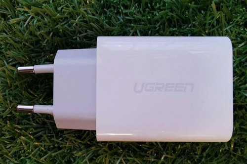 Блок питания Ugreen USB Type-C 18W PD 3.0 QC 4.0