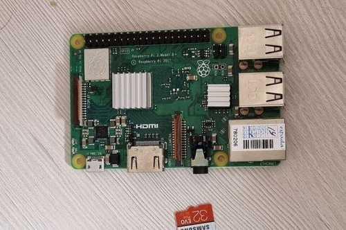 Raspberry Pi 3B+ с корпусом, зарядкой и MicroSD