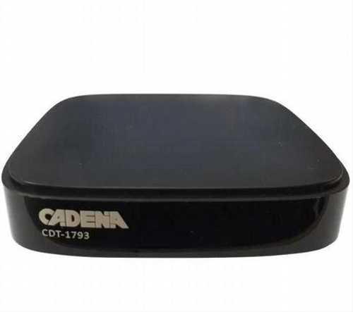 Ресивер Cadena CDT-1793 черный DVB-T2