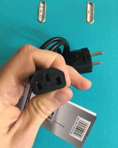Сетевой кабель питания с заземлением power cord 1