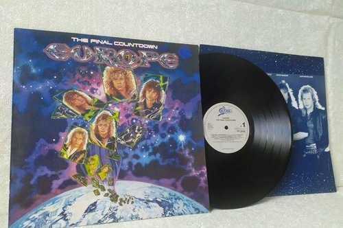 LP Europe"The Final Countdown"1986 Epic Germany