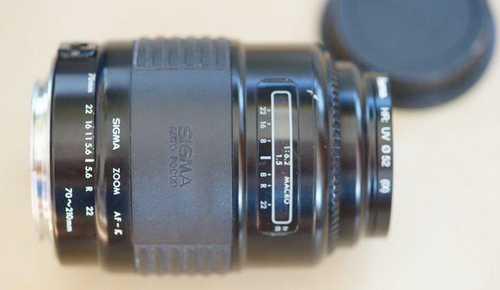 Sigma AF zoom 70-210mm macro 1:4-5.6 MC canon