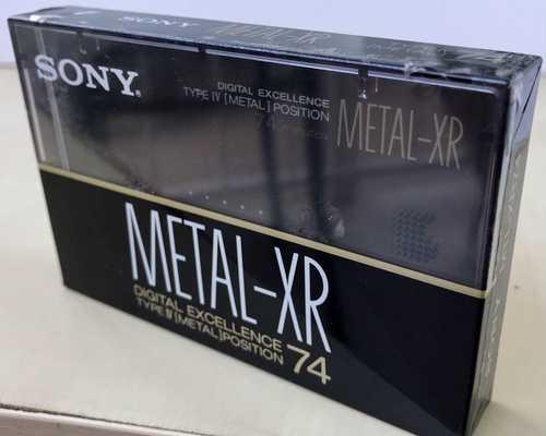 Аудиокассета Sony Metal XR 74 min