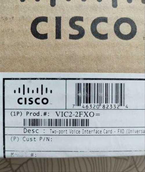Cisco модуль VIC2 голосовой