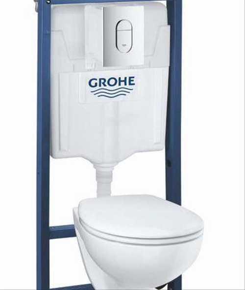 Инсталляция с унитазом комплект grohe solido 2