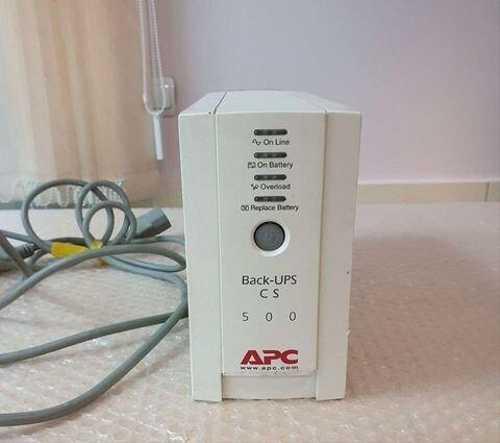 Какой аккумулятор в ибп apc back ups cs 500