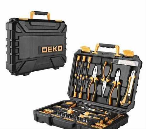 Универсальный набор инструмента для дома и авто в чемодане Deko TZ82 (82 предмета)